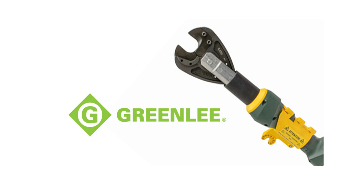 Greenlee: 6 Ton In-line Remote Crimper/Cutter with Interchangable Heads ...