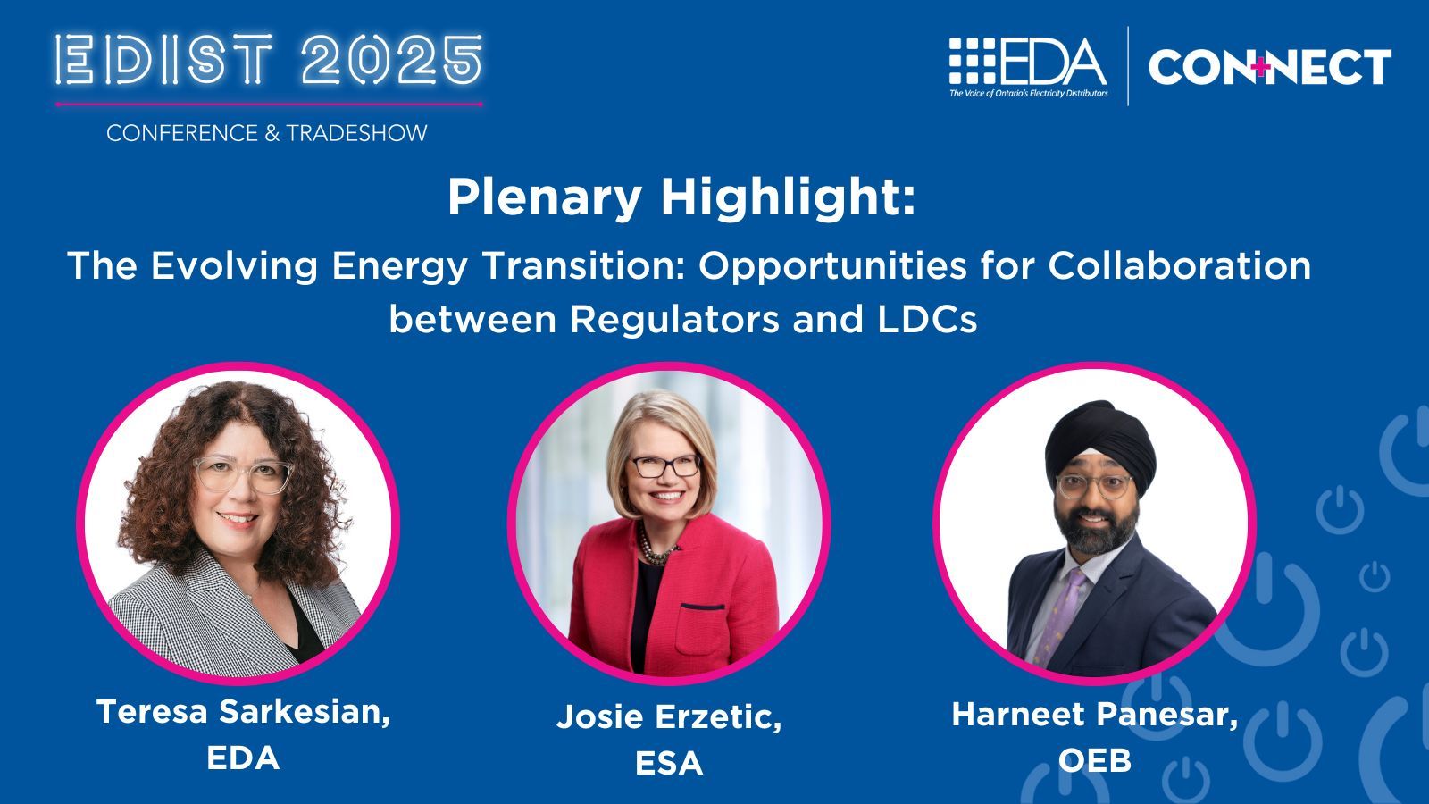 Taking Charge: EDIST 2025 January 14-16, Toronto - Power & Telecom