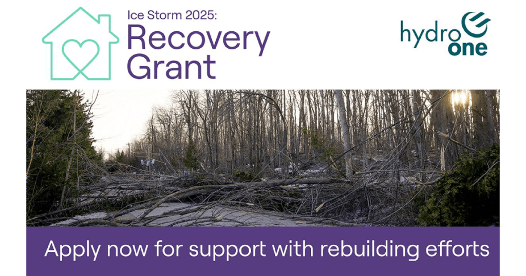 Hydro One Announces Ice Storm Recovery Grant - Power & Telecom